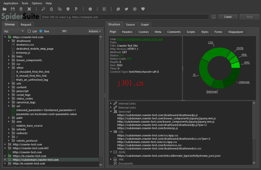 SpiderSuite：高级跨平台网页爬虫工具 - 笨鸟编程导航